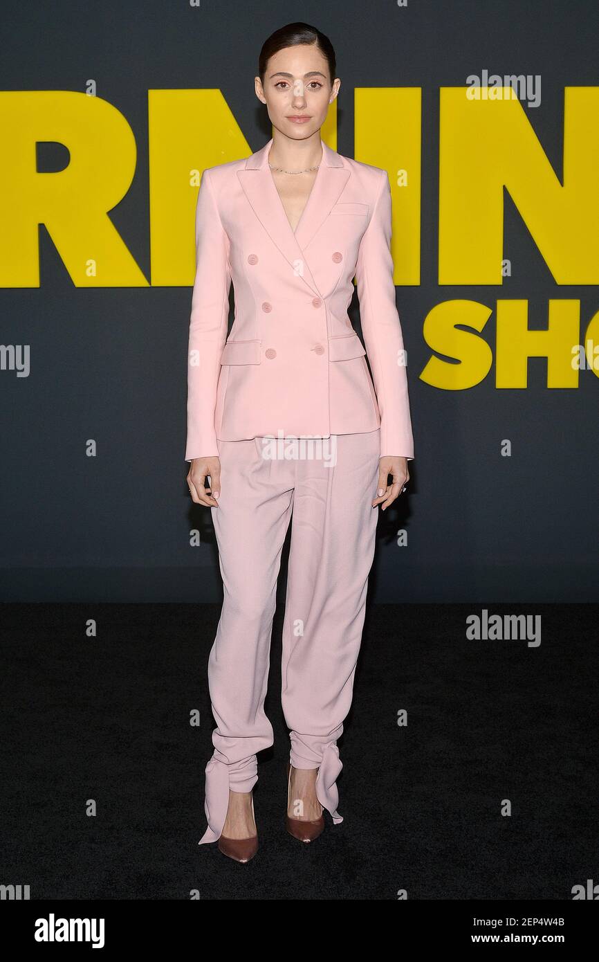 Actress Emmy Rossum attends Apple’s “The Morning Show” Global Premiere ...
