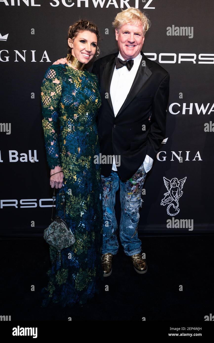 Amy Tunney and Peter Tunney arrive at the Angel Ball 2019 at Cipriani ...