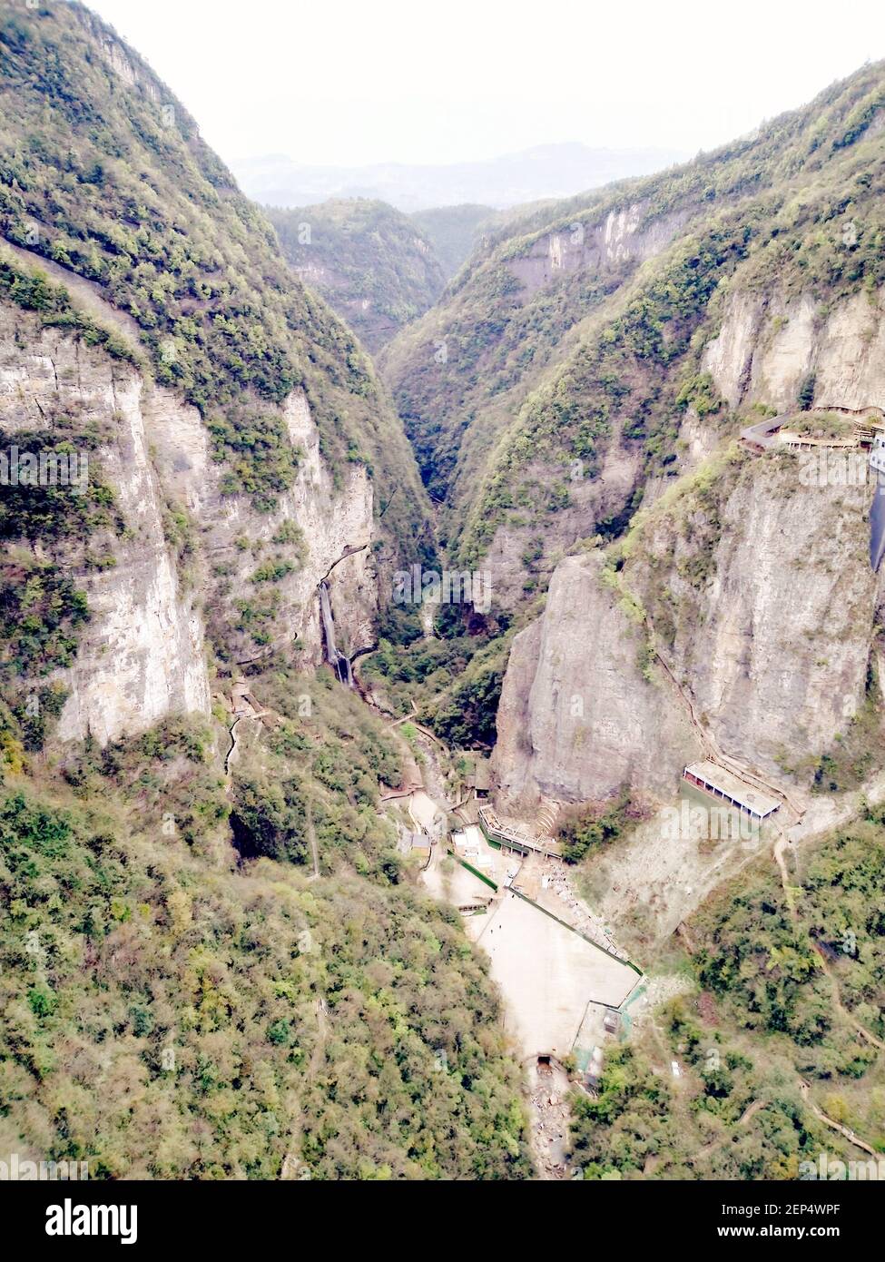 Hunan,CHINA-Yuntiandu, also known as Zhangjiajie Grand Canyon Glass ...