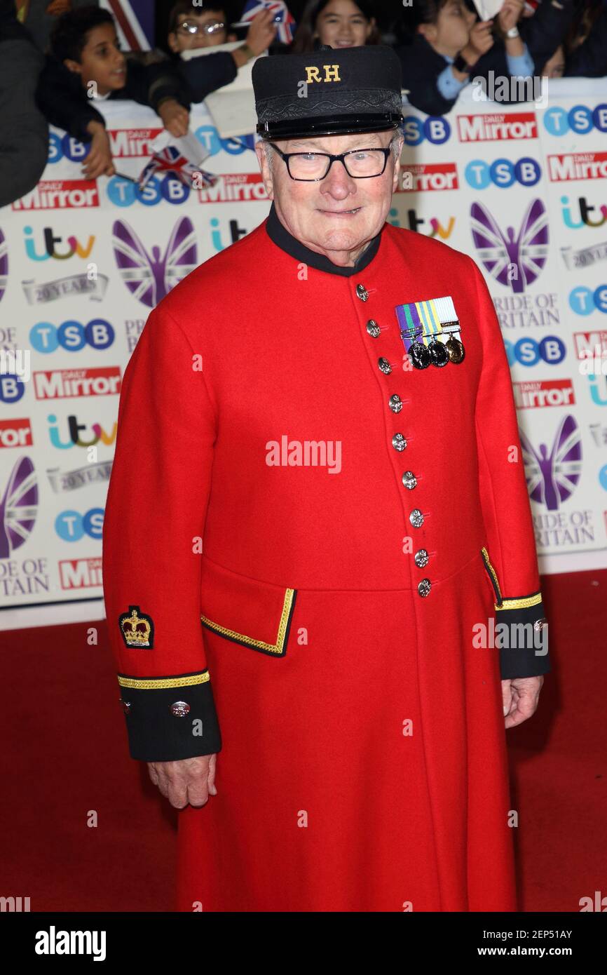 Colin Thackery on the red carpet at The Daily Mirror Pride of Britain ...