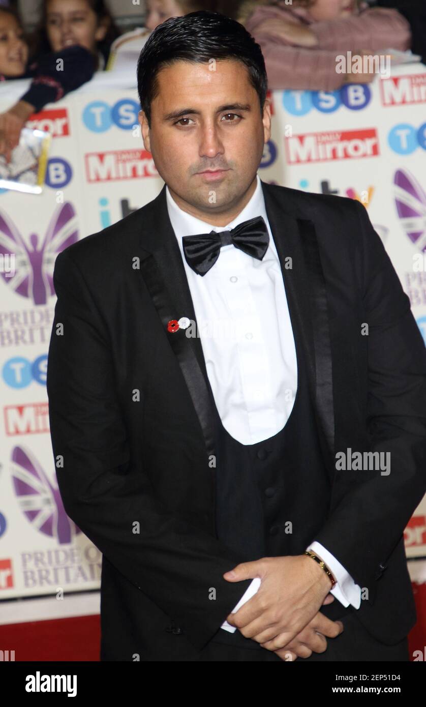 Liam Blackwell on the red carpet at The Daily Mirror Pride of Britain ...