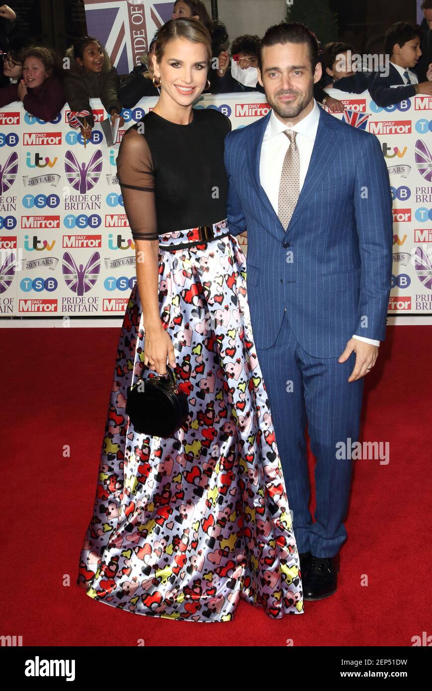 Vogue Williams and Spencer Matthews on the red carpet at The Daily ...