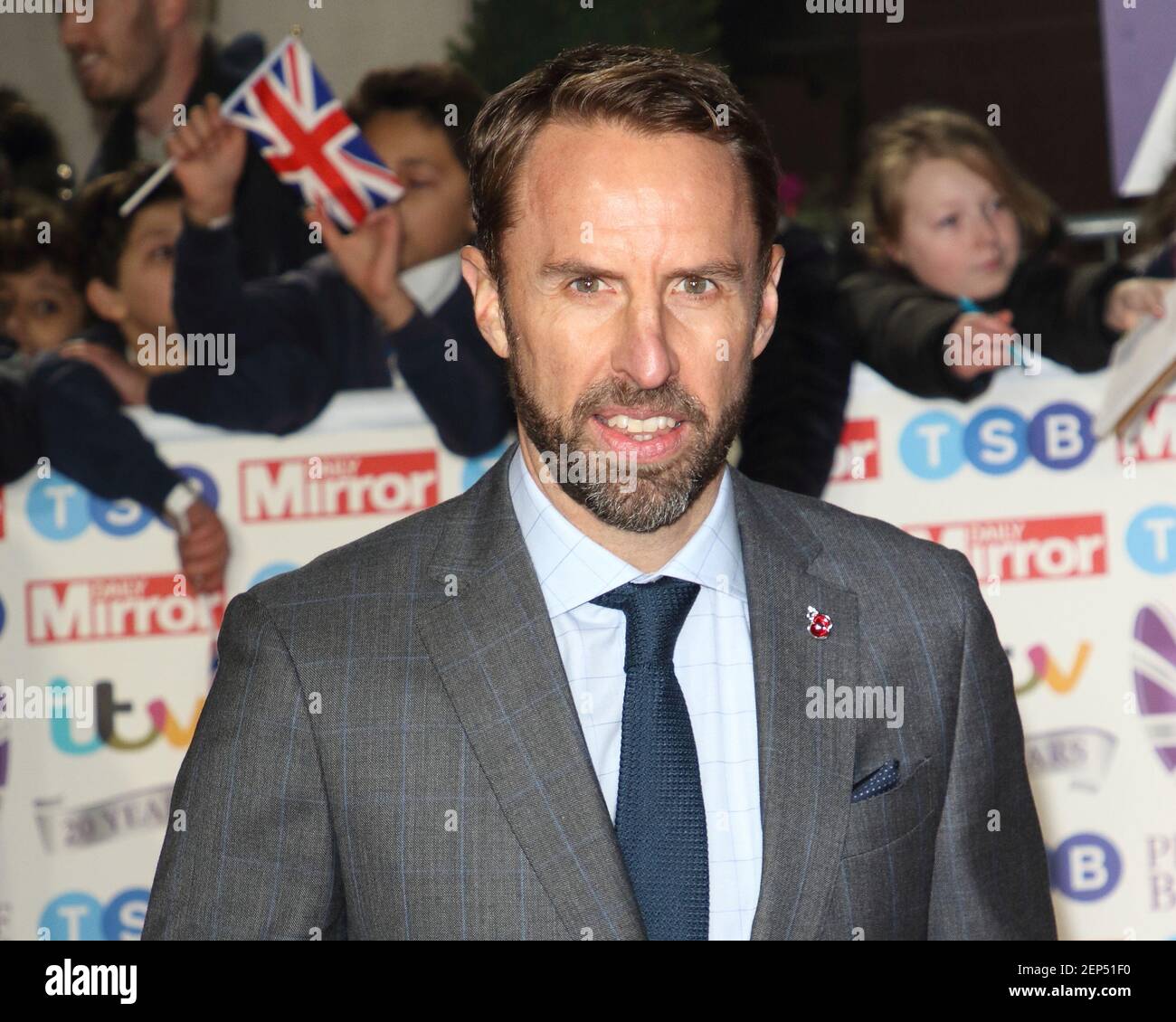 Gareth Southgate on the red carpet at The Daily Mirror Pride of Britain ...