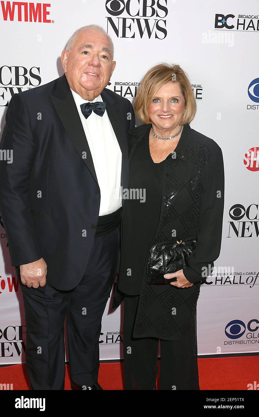 Alan Elkin and wife Bonnie Elkin attend the Broadcasting & Cable Hall ...