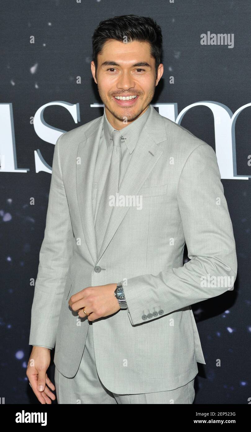 Actor Henry Golding attends the premiere of Last Christmas at the AMC ...