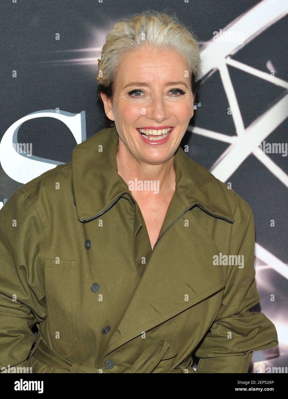 Actress Emma Thompson attends the premiere of Last Christmas at the AMC ...