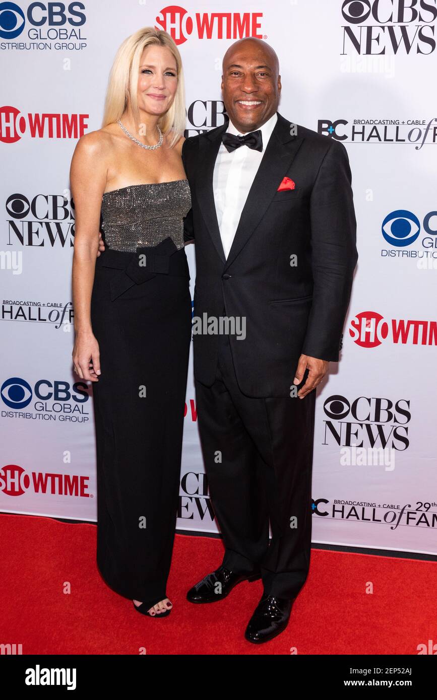 TV producer Jennifer Lucas and husband Byron Allen, founder, Chairman ...