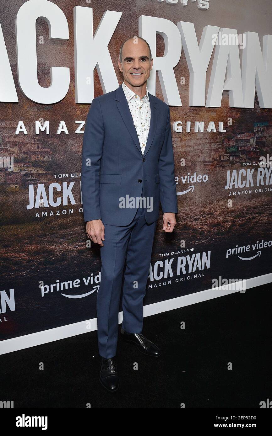 Actor Michael Kelly attends The Premiere of “Tom Clancy’s Jack Ryan” at ...
