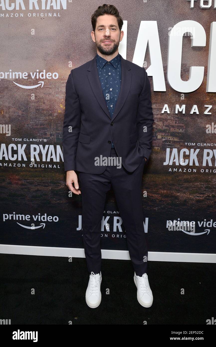 Actor John Krasinski attends The Premiere of “Tom Clancy’s Jack Ryan ...