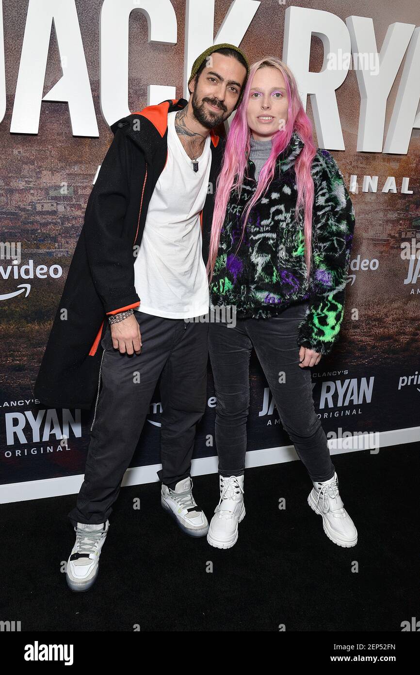 (L-R) Ringo Merea and Mery Racauchi attend The Premiere of “Tom Clancy ...