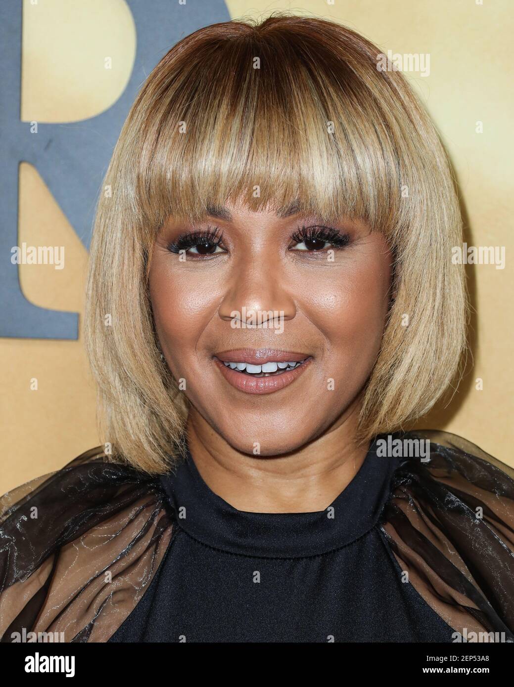 LOS ANGELES, CALIFORNIA, USA - OCTOBER 29: Singer Erica Campbell ...