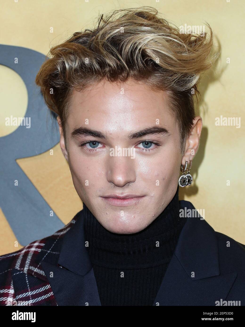 LOS ANGELES, CALIFORNIA, USA - OCTOBER 29: Mitchell Hoog arrives at the ...