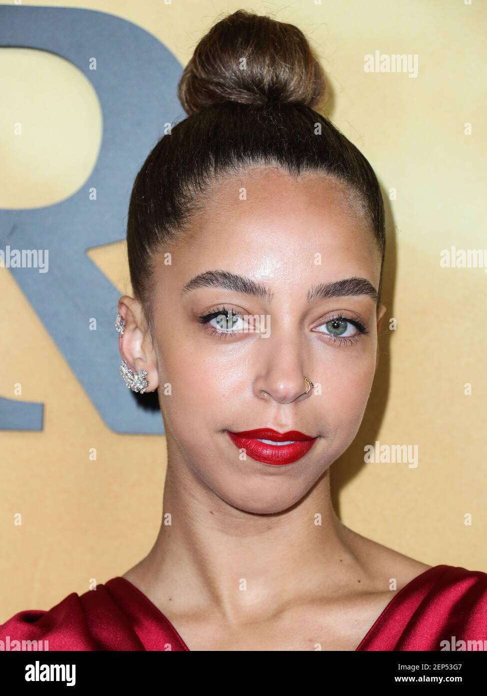 LOS ANGELES, CALIFORNIA, USA - OCTOBER 29: Actress Hayley Law arrives ...
