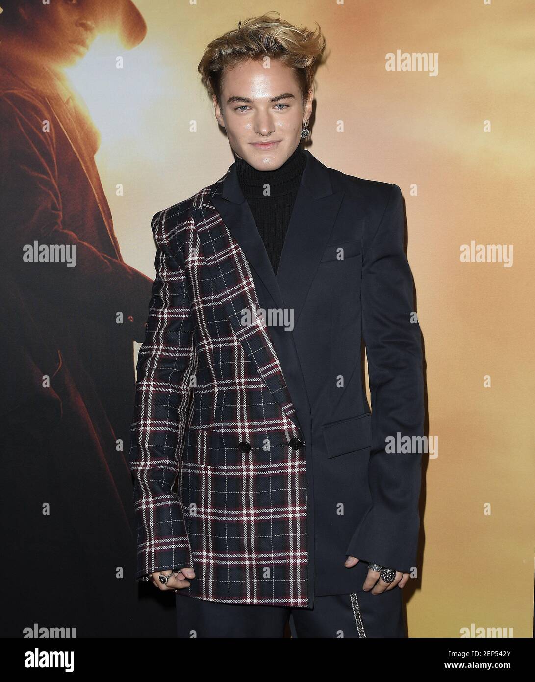 Mitchell Hoog arrives at the HARRIET Los Angeles Premiere held at The ...