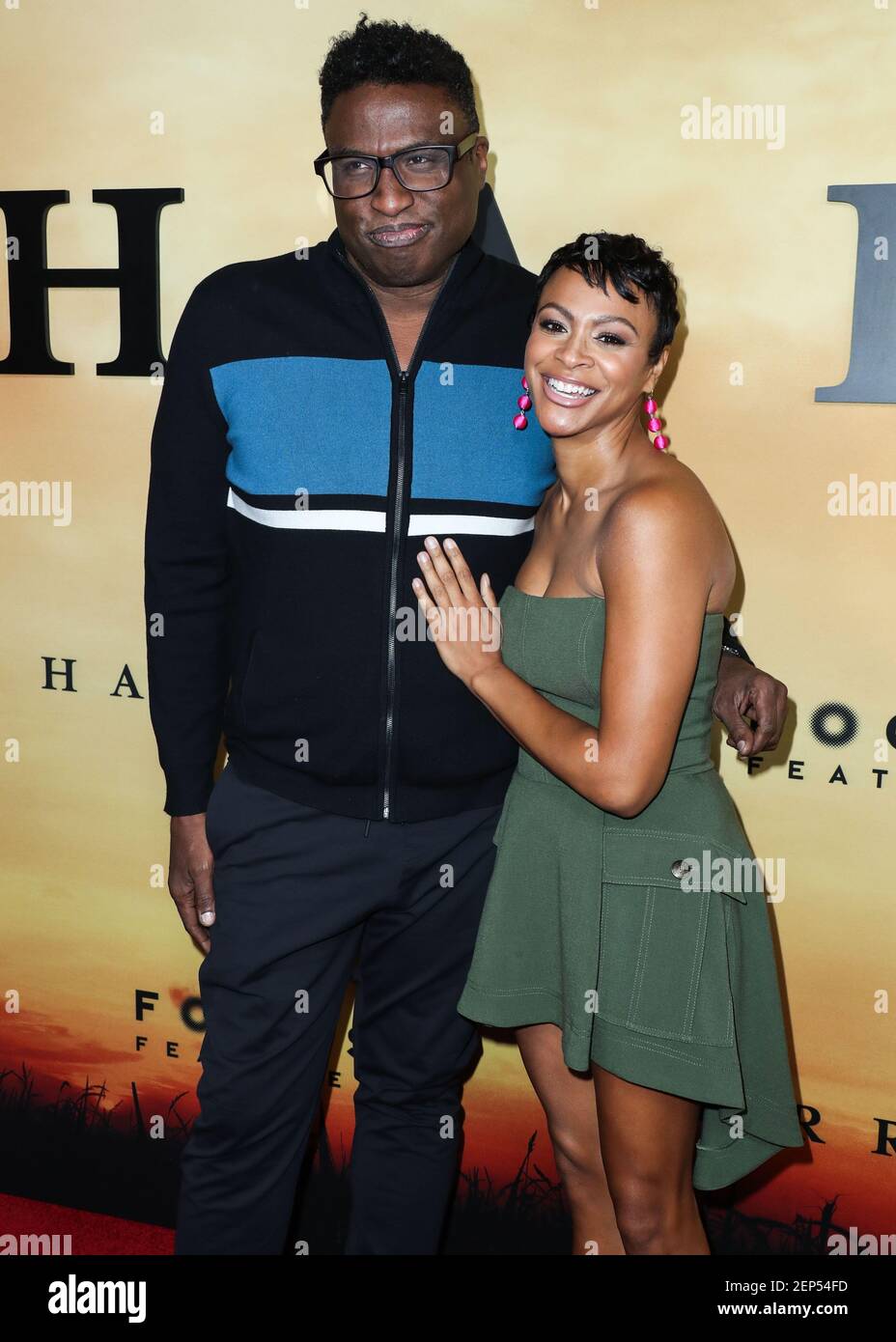 LOS ANGELES, CALIFORNIA, USA - OCTOBER 29: Michael-Leon Wooley and Carly Hughes arrive at the ...