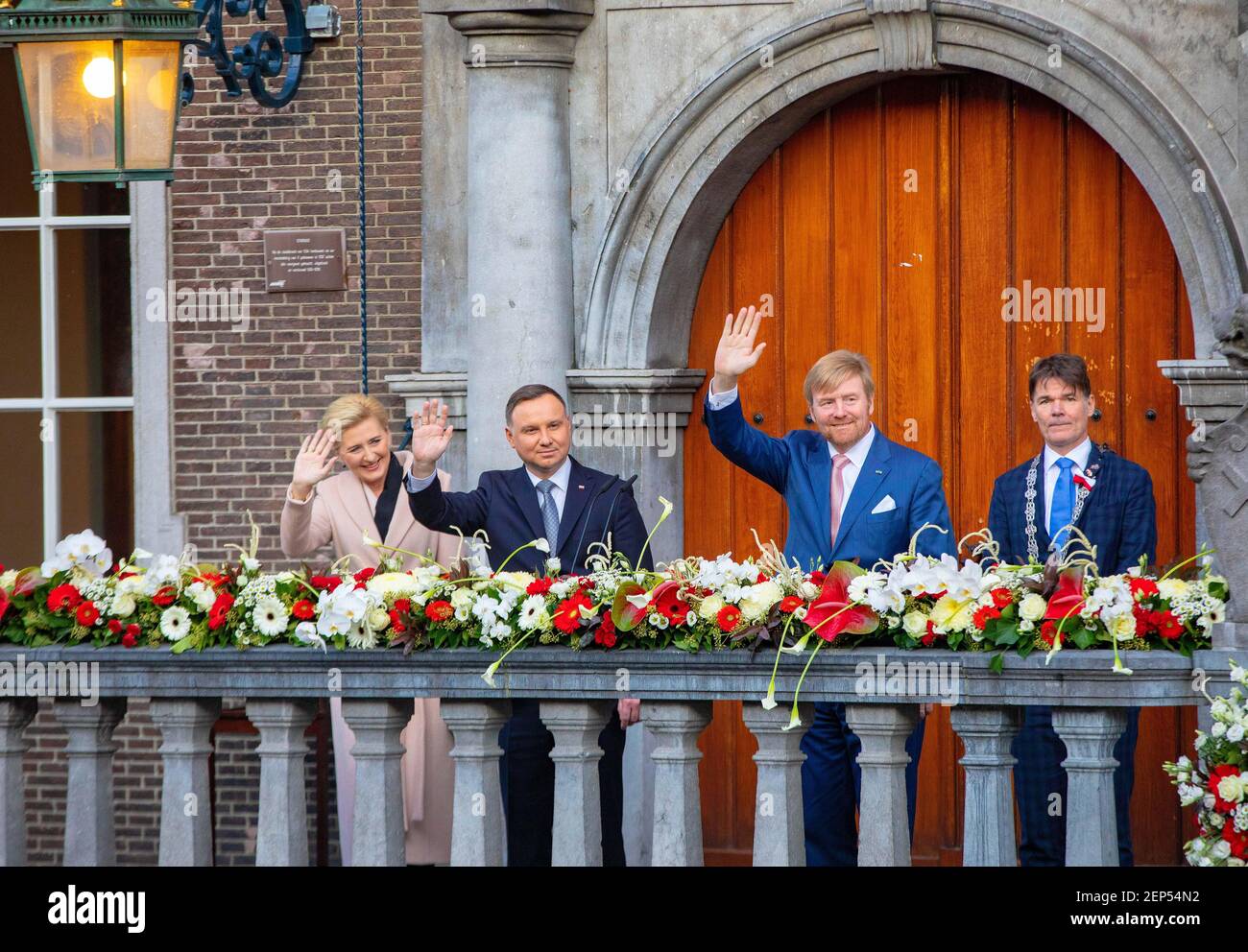 King Willem-Alexander and President Andrzej Duda and his wife, Agata ...