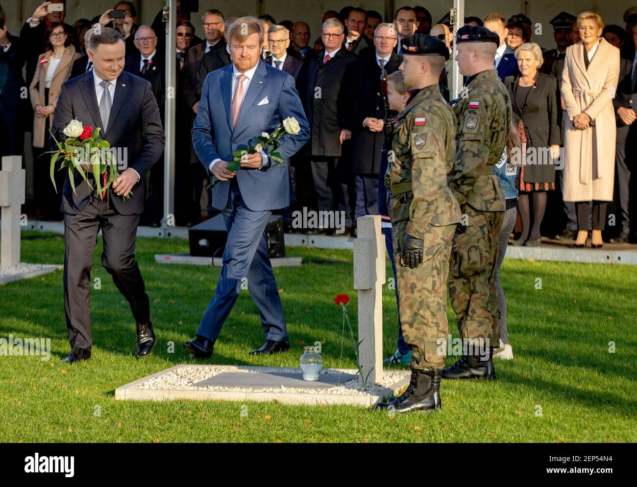 King Willem-Alexander and President Andrzej Duda and his wife, Agata ...
