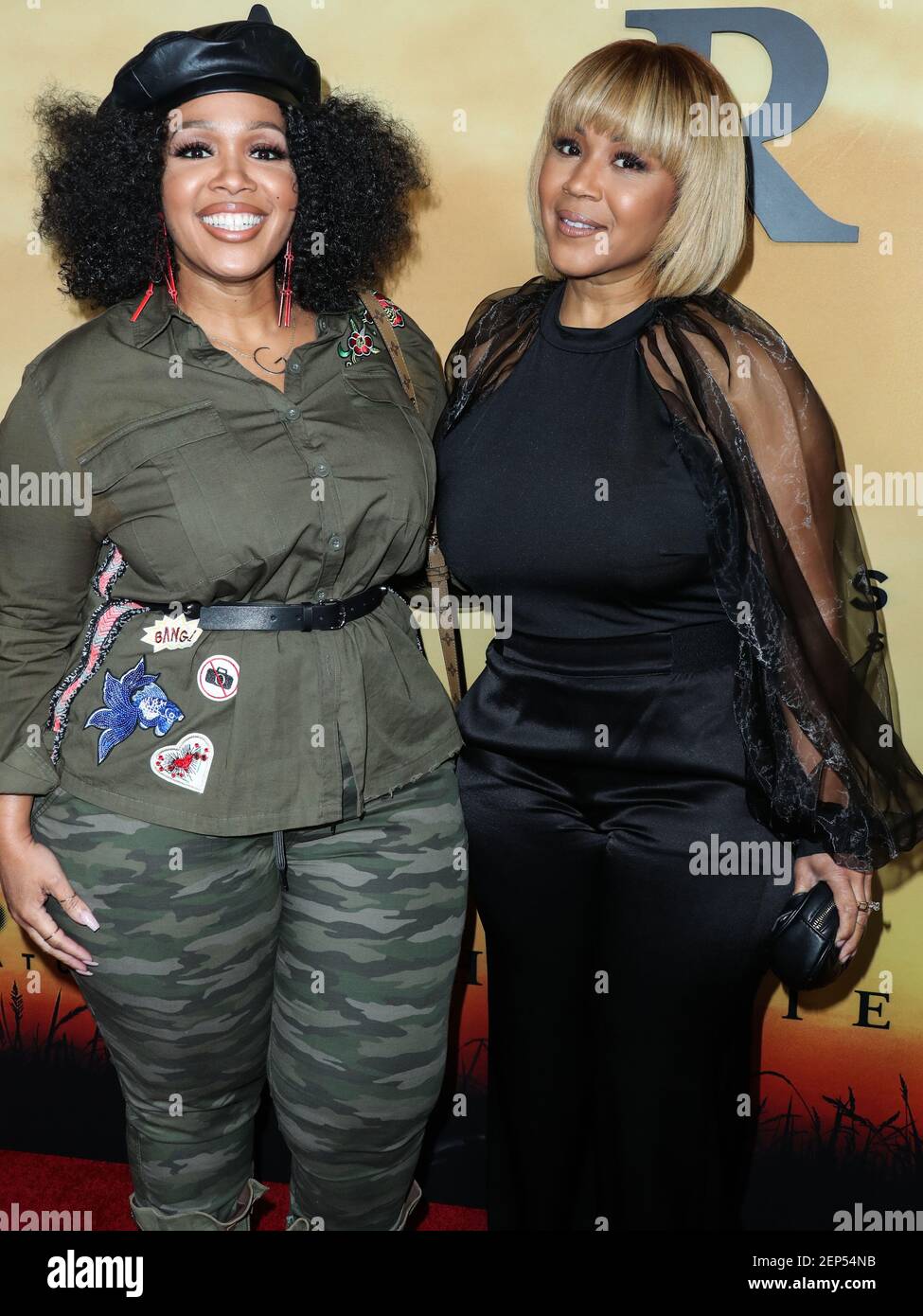 LOS ANGELES, CALIFORNIA, USA - OCTOBER 29: Shanta Atkins and Erica ...