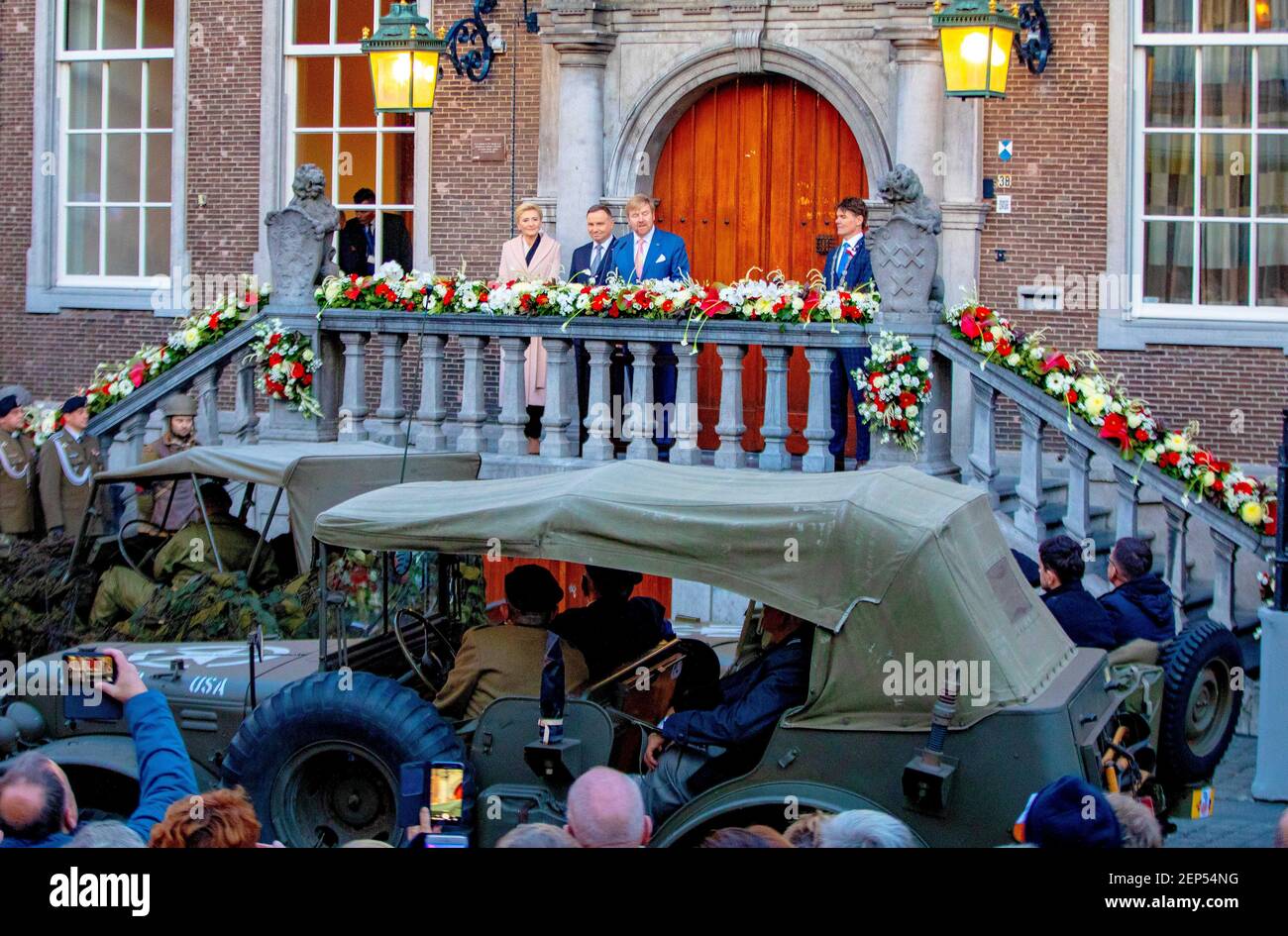King Willem-Alexander and President Andrzej Duda and his wife, Agata ...