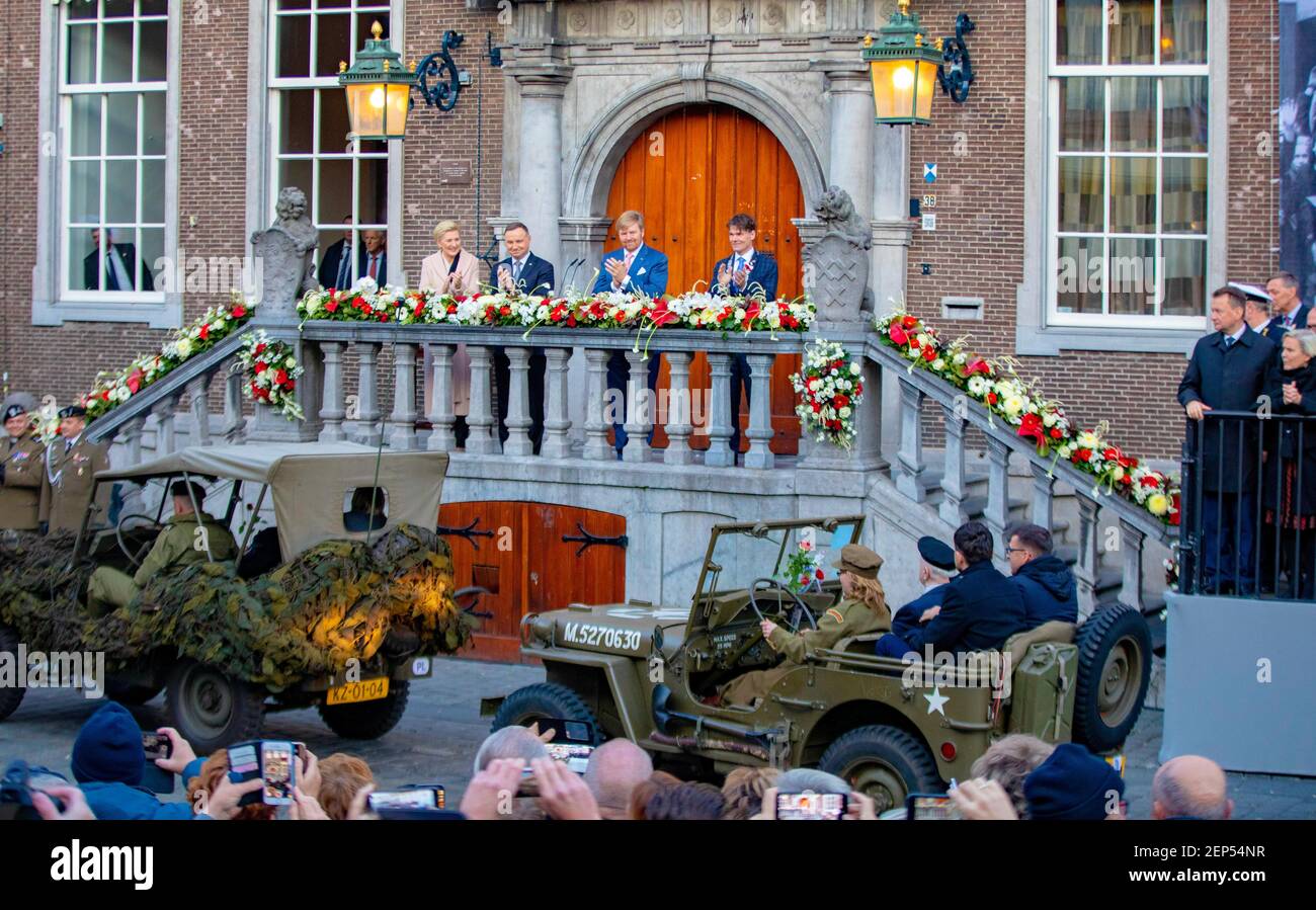 King Willem-Alexander and President Andrzej Duda and his wife, Agata ...