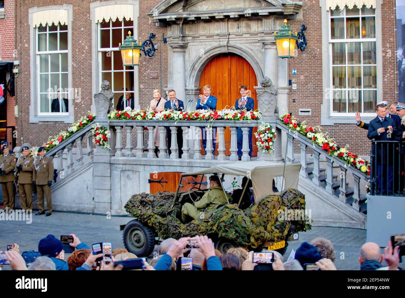 King Willem-Alexander and President Andrzej Duda and his wife, Agata ...