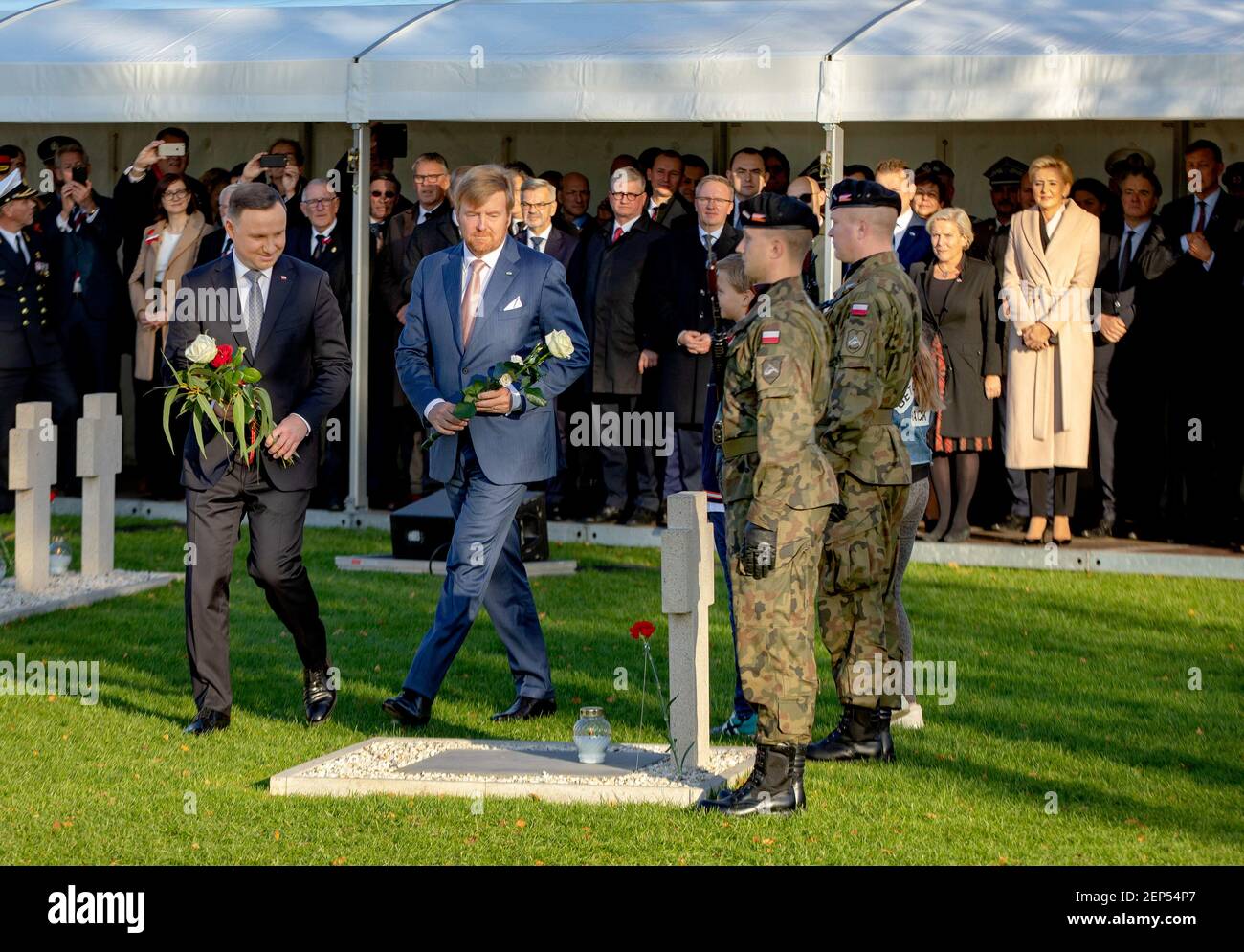 King Willem-Alexander and President Andrzej Duda and his wife, Agata ...