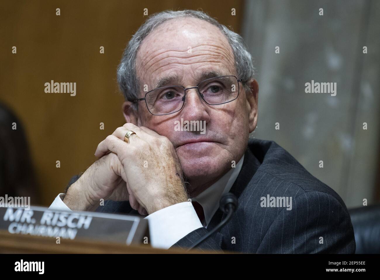 UNITED STATES - OCTOBER 30: Chairman Jim Risch, R-Idaho, attends the ...