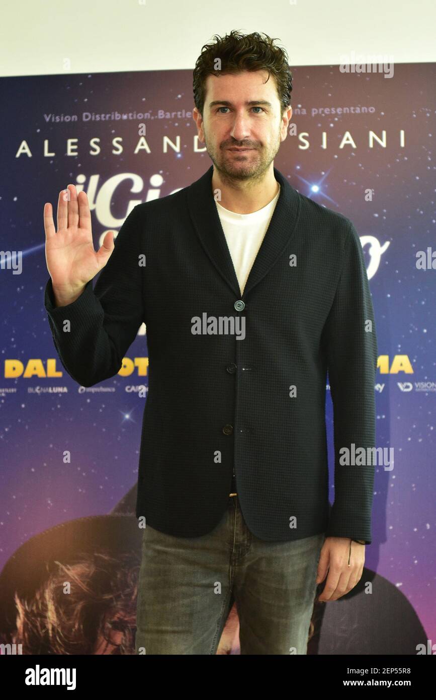 The director and actor Alessandro Siani during the photocall Il giorno ...