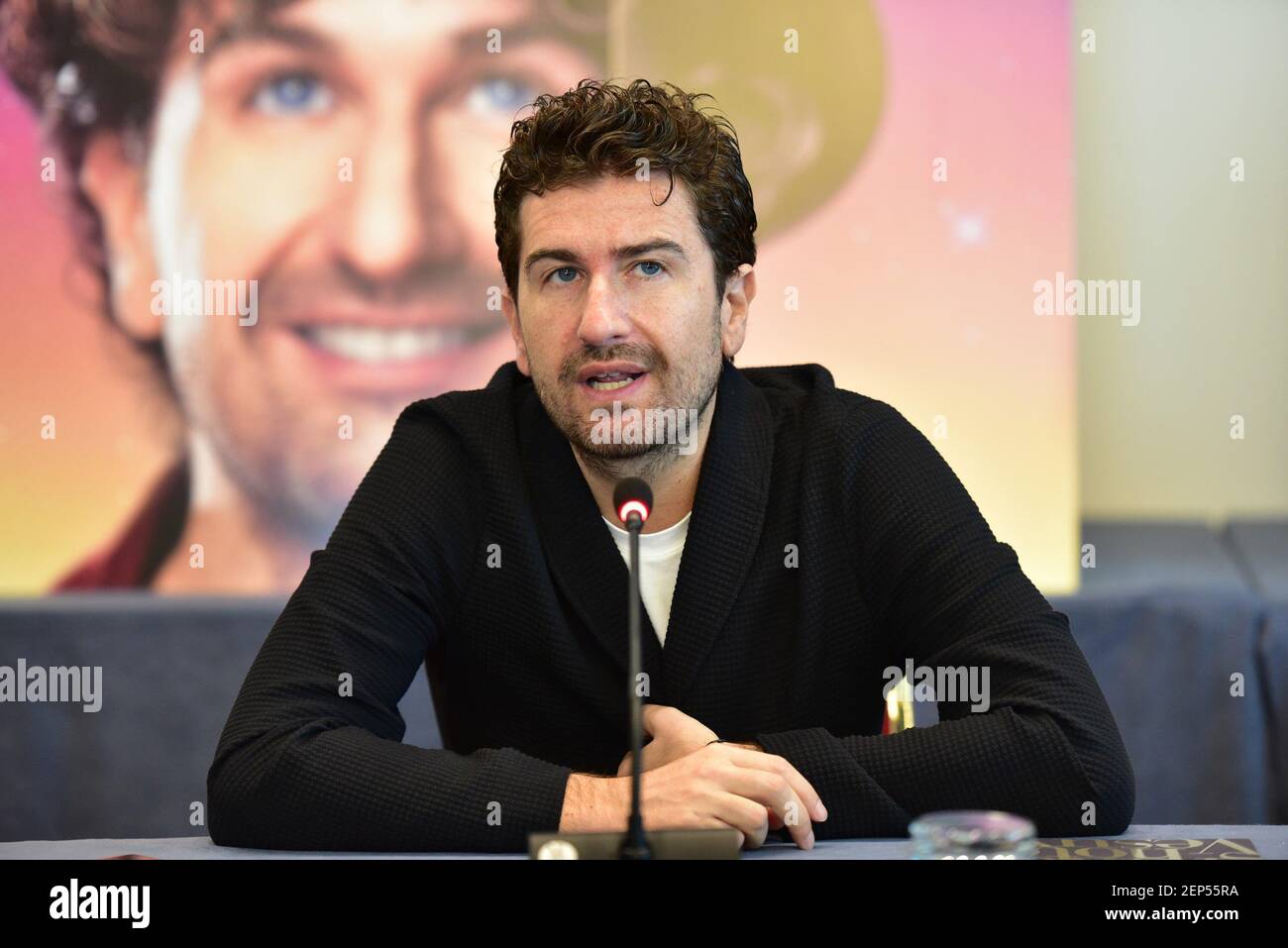 The director and actor Alessandro Siani during the photocall Il giorno ...