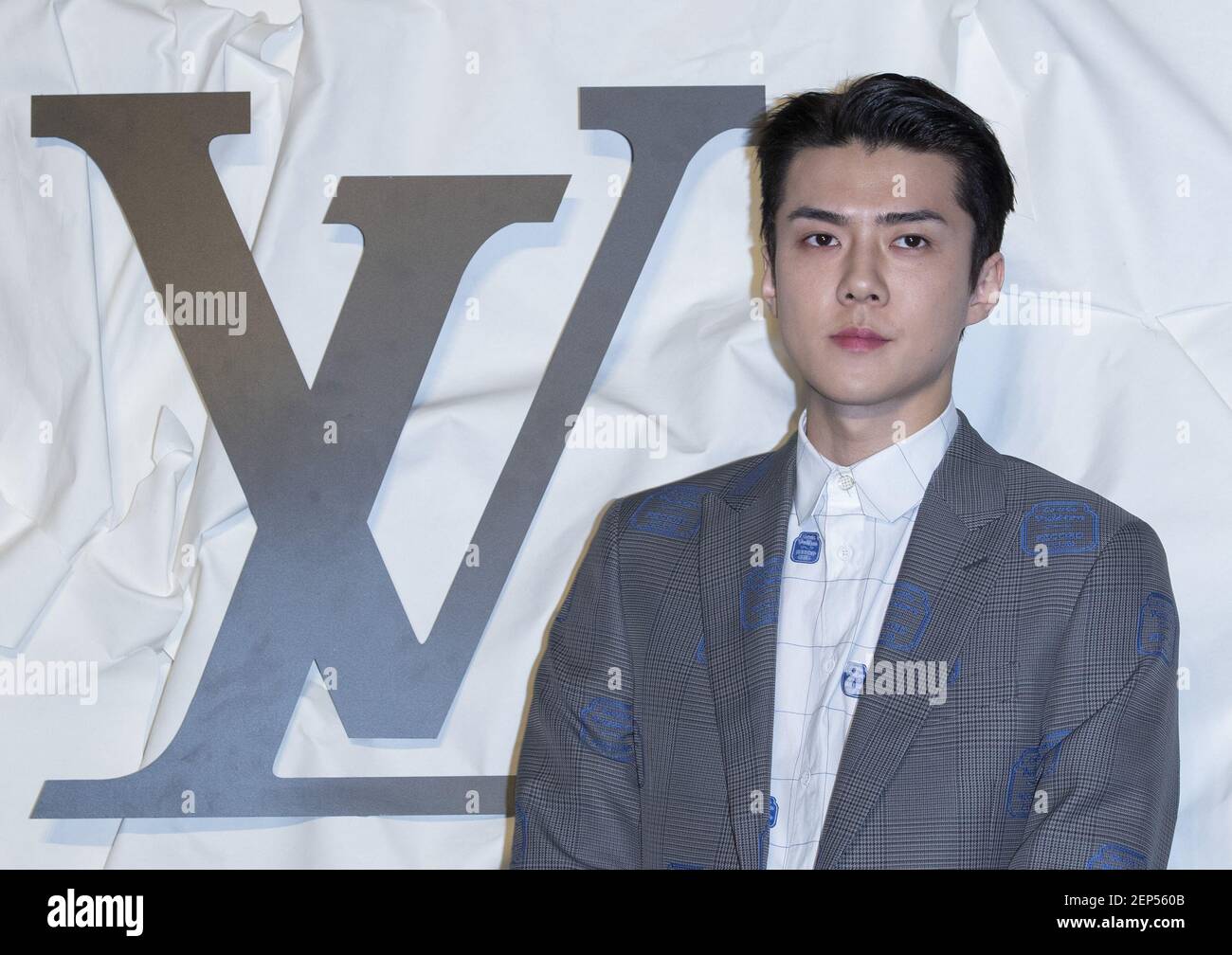 South Korean singer Sehoon, member of K-Pop boy band EXO, attends a ...