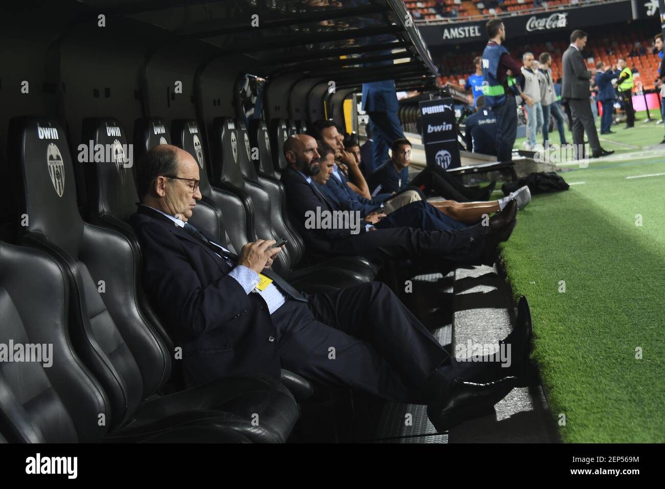 Sevilla FC president Pepe Castro during the match Valencia CF v Sevilla ...