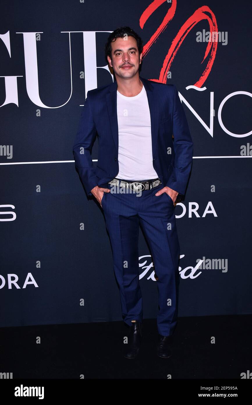 MEXICO CITY, MEXICO - OCTOBER 30: Juan Pablo Castañeda poses for photos ...