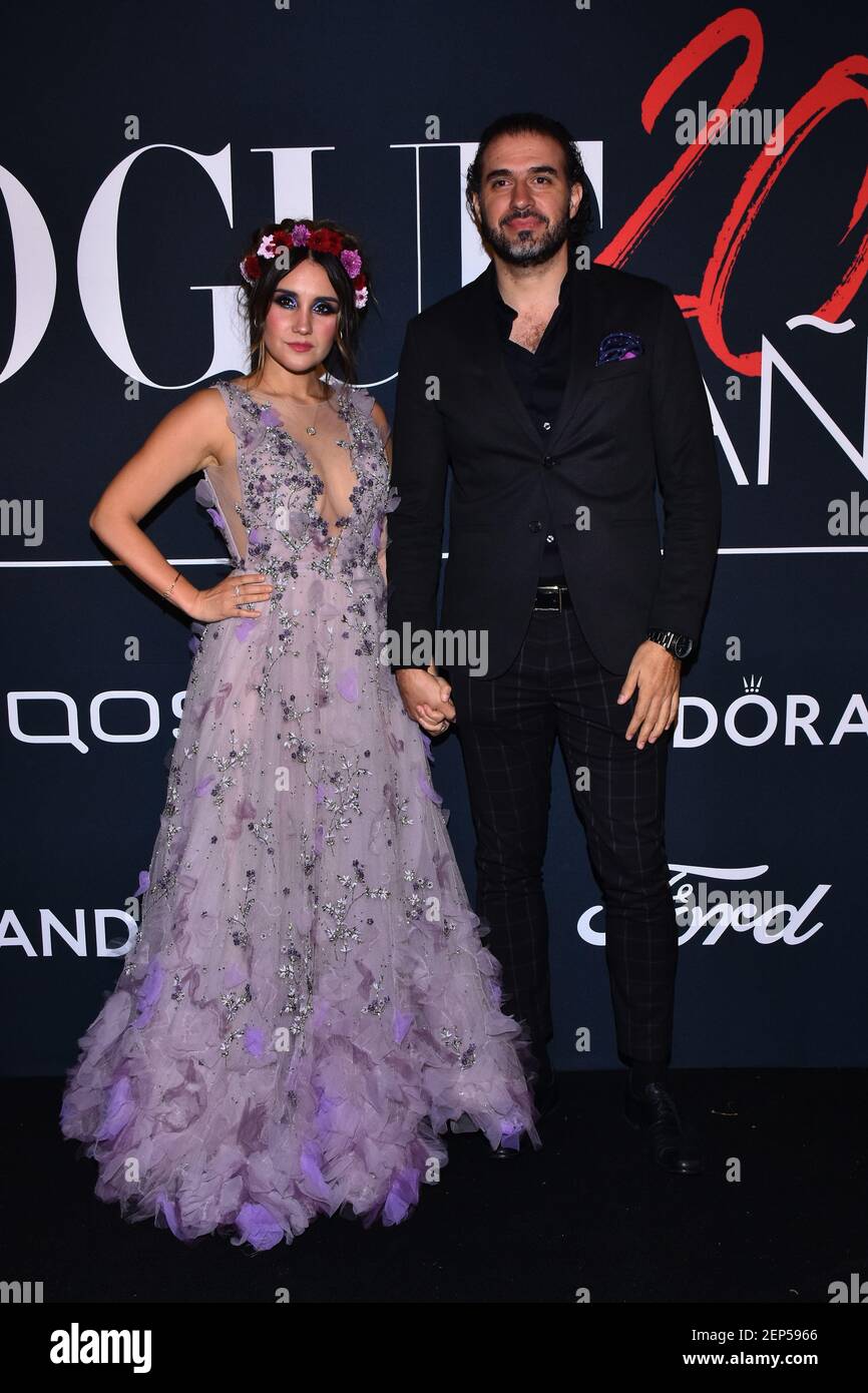 MEXICO CITY, MEXICO - OCTOBER 30: Dulce Maria, Paco Alvarez poses for ...