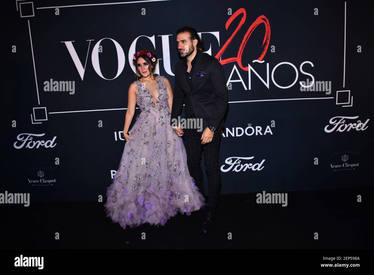 MEXICO CITY, MEXICO - OCTOBER 30: Dulce Maria, Paco Alvarez poses for ...