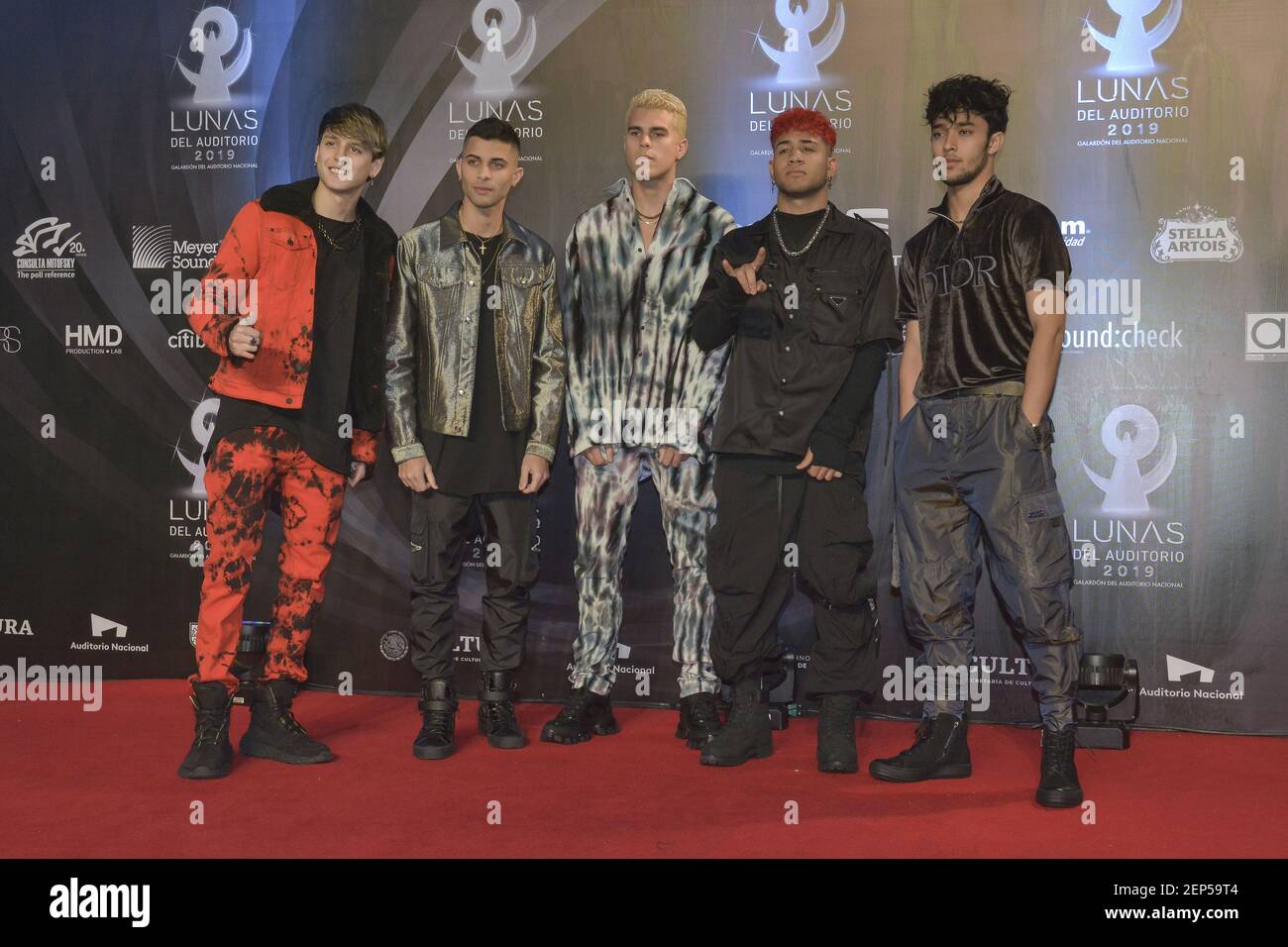 MEXICO CITY, MEXICO - OCTOBER 30: Members of CNCO poses for photos ...