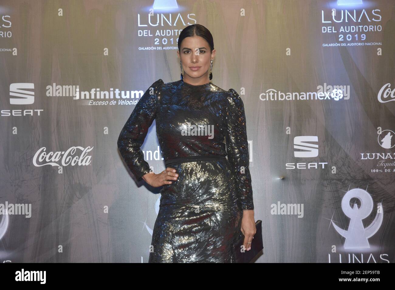 MEXICO CITY, MEXICO - OCTOBER 30: Tania Lizardo poses for photos during ...