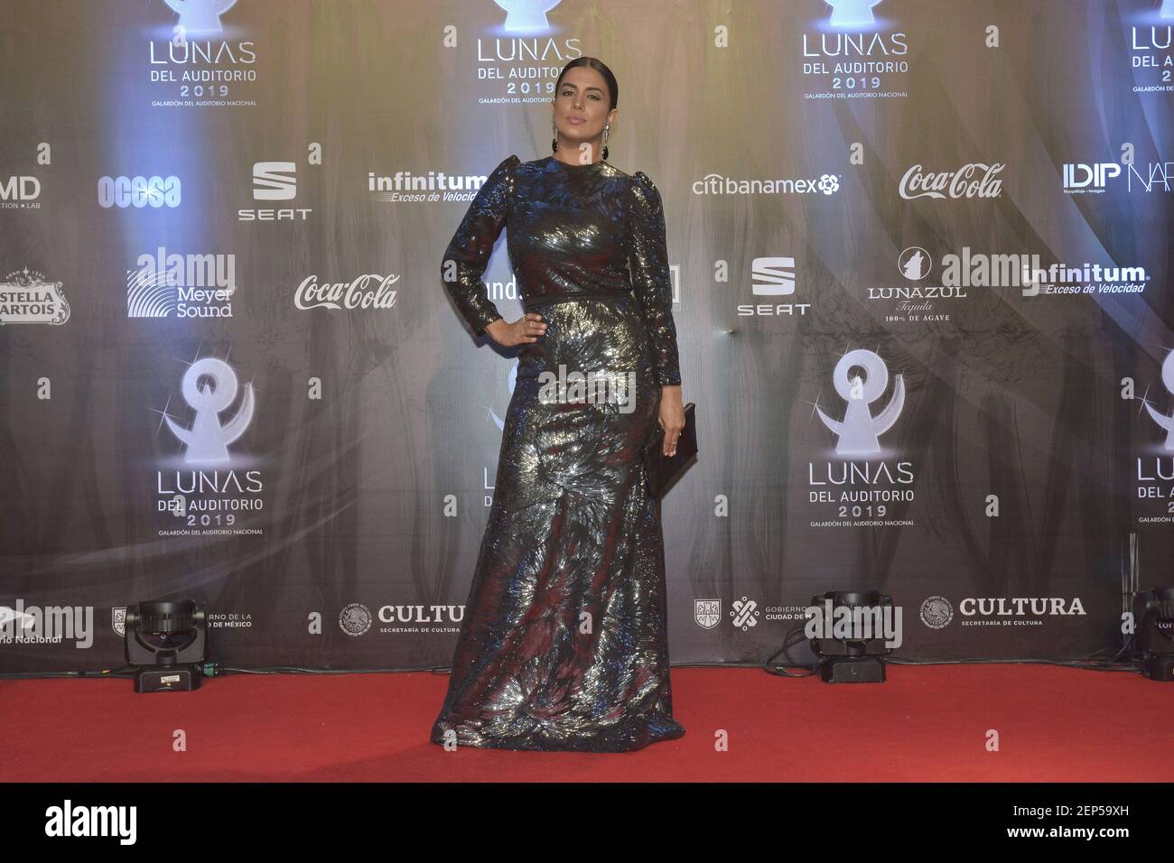 MEXICO CITY, MEXICO - OCTOBER 30: Tania Lizardo poses for photos during ...