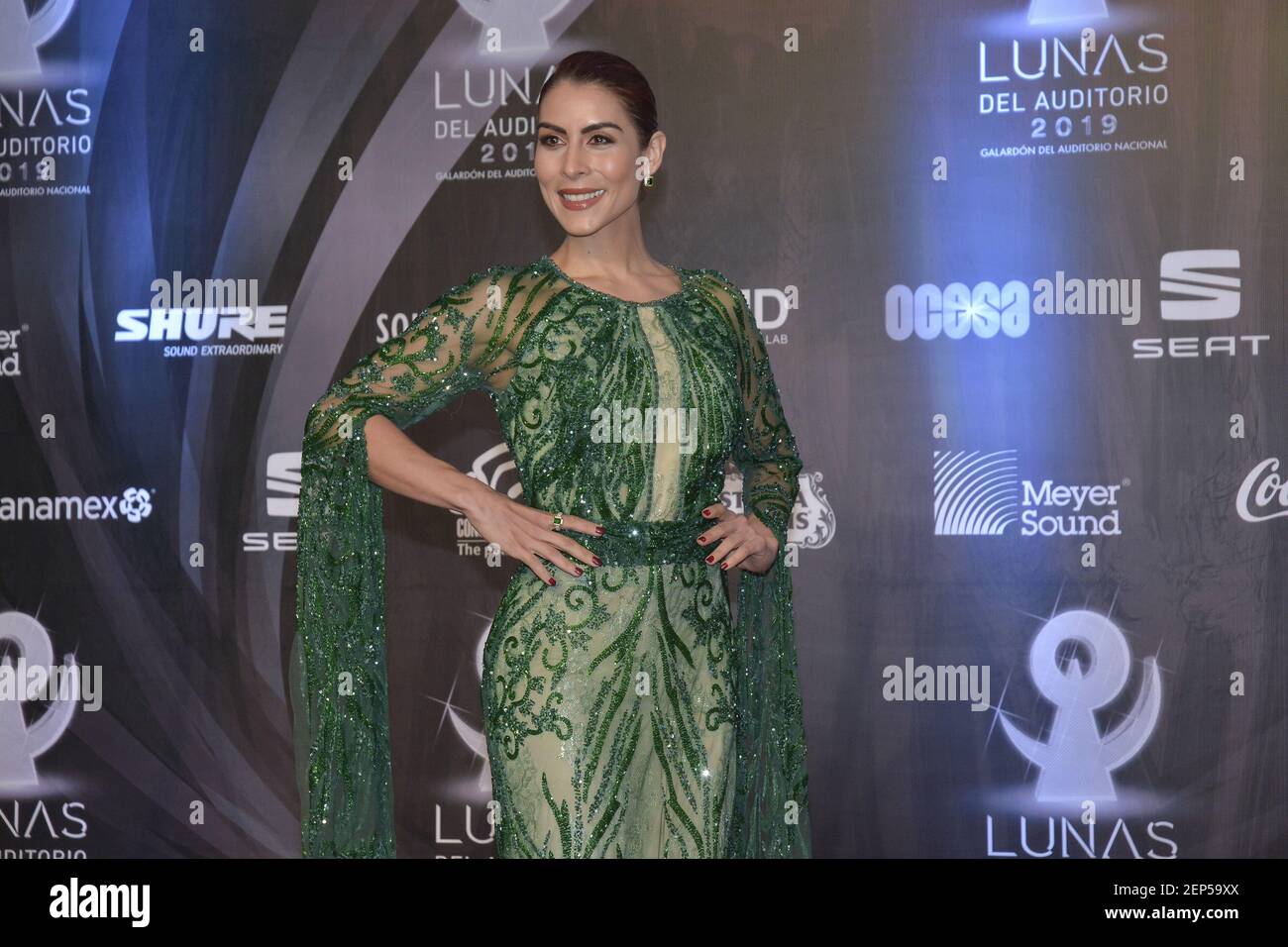 MEXICO CITY, MEXICO - OCTOBER 30: Maria Leon poses for photos during ...