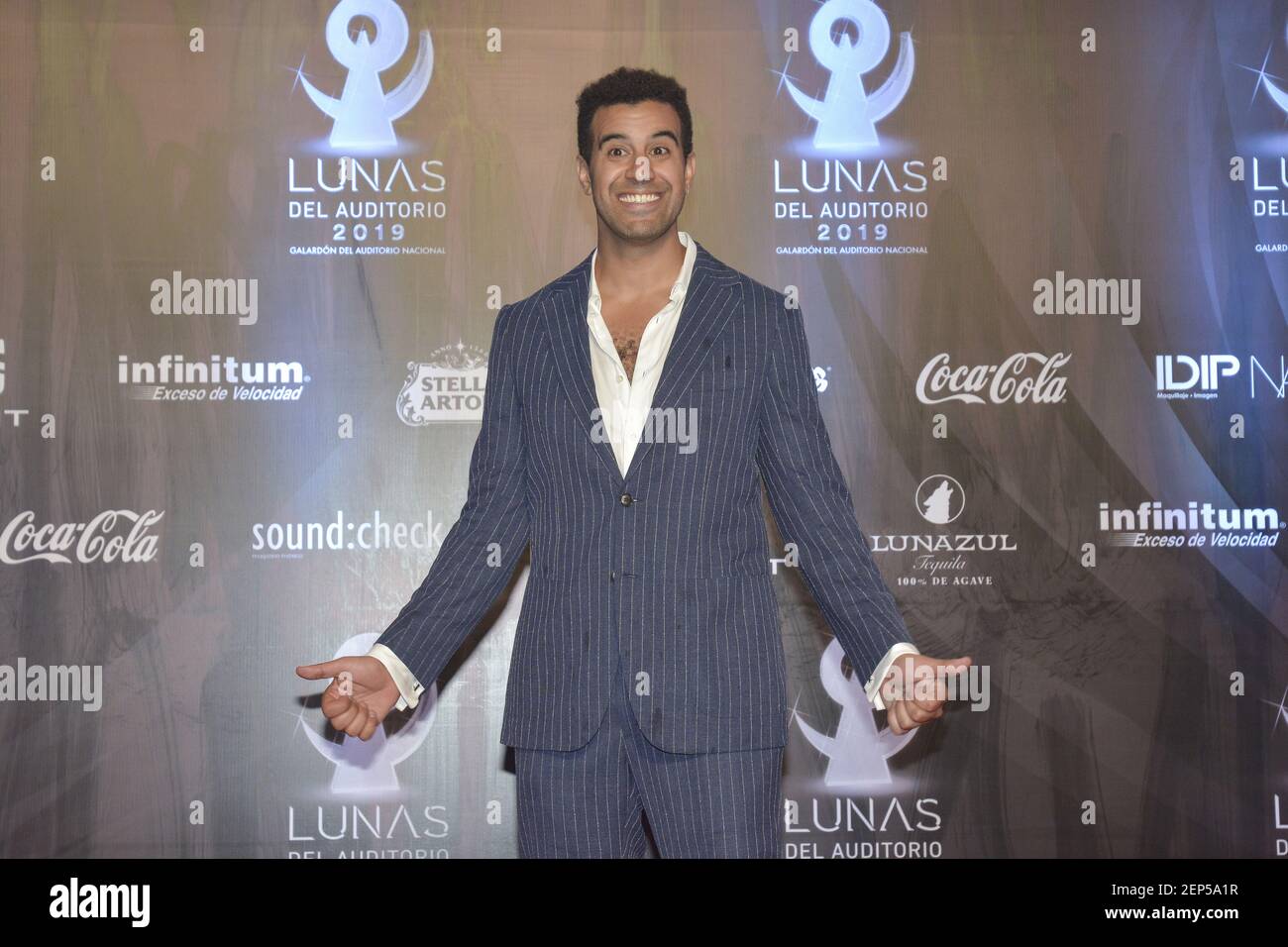 MEXICO CITY, MEXICO - OCTOBER 30: Isaac Salame poses for photos during ...