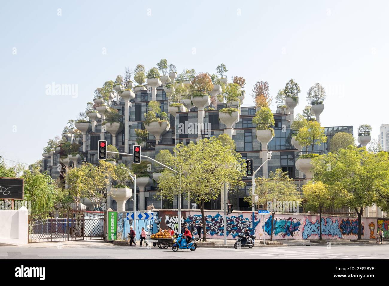 A view of 1000 trees, a commercial and entertainment complex owned by ...