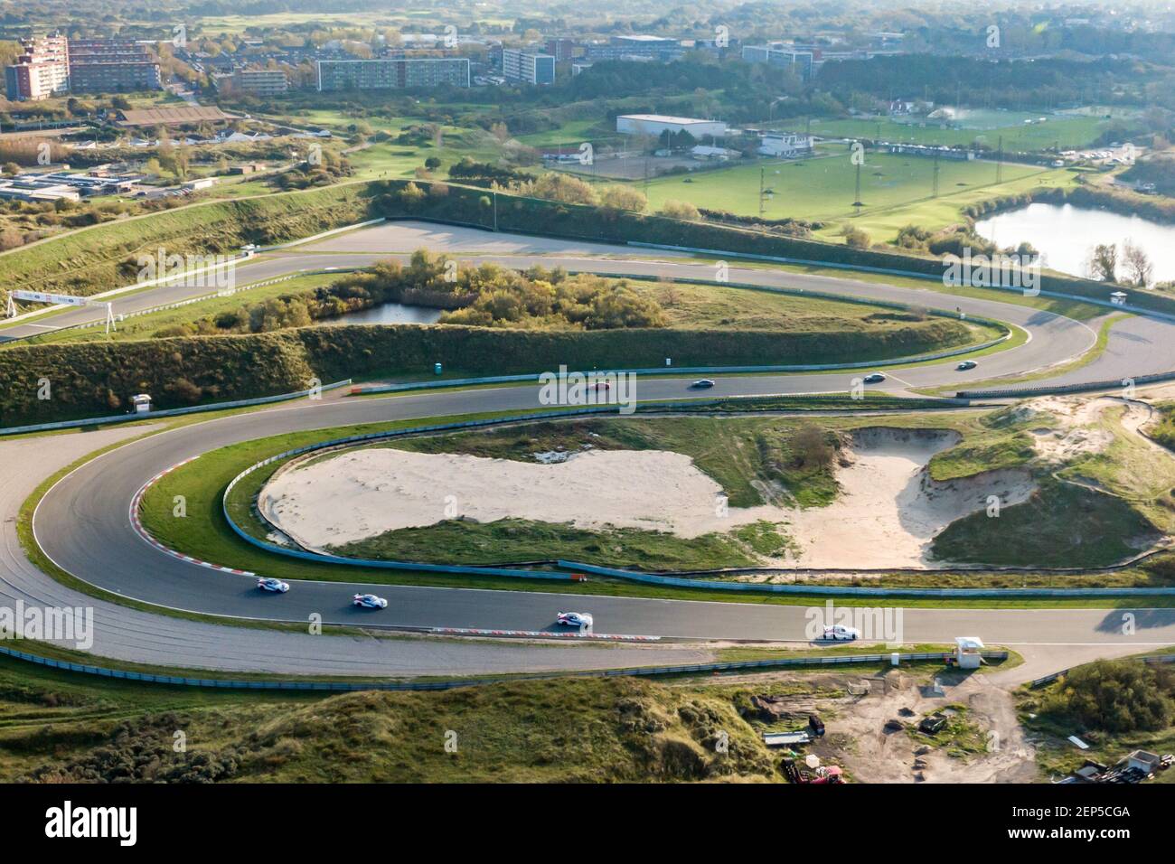 ZANDVOORT, 231-10-2019, Aerial photos of Circuit Park Zandvoort. The ...