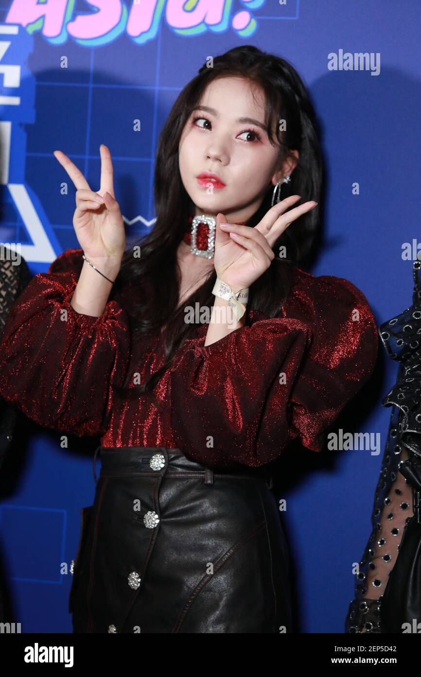 Zhang Zining of Chinese idol girl group Rocket Girls 101 attends Fresh ...