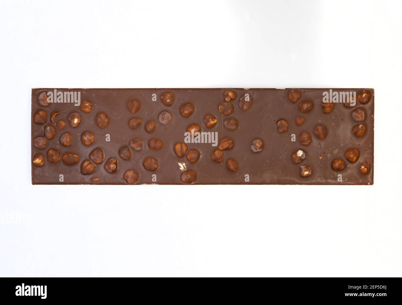Sweet and delicious chocolate bar is lying on white background, photo ...