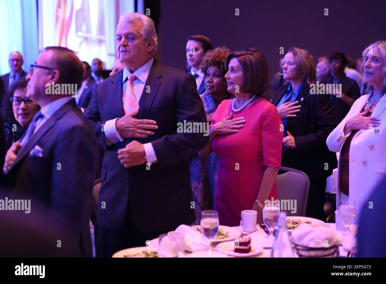 Speaker Nancy Pelosi at the Inaugural Independence Dinner, hosted by ...