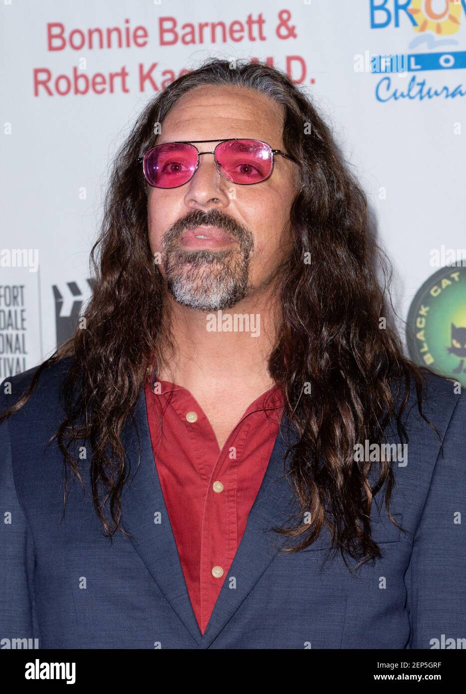 FORT LAUDERDALE, FL - NOV 1: Writer/Director, Adam Schlachter is seen ...