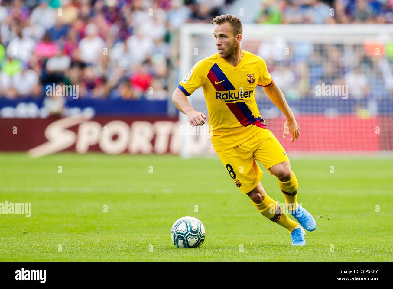 Arthur Melo of FC Barcelona during the match Levante UD v FC Barcelona ...