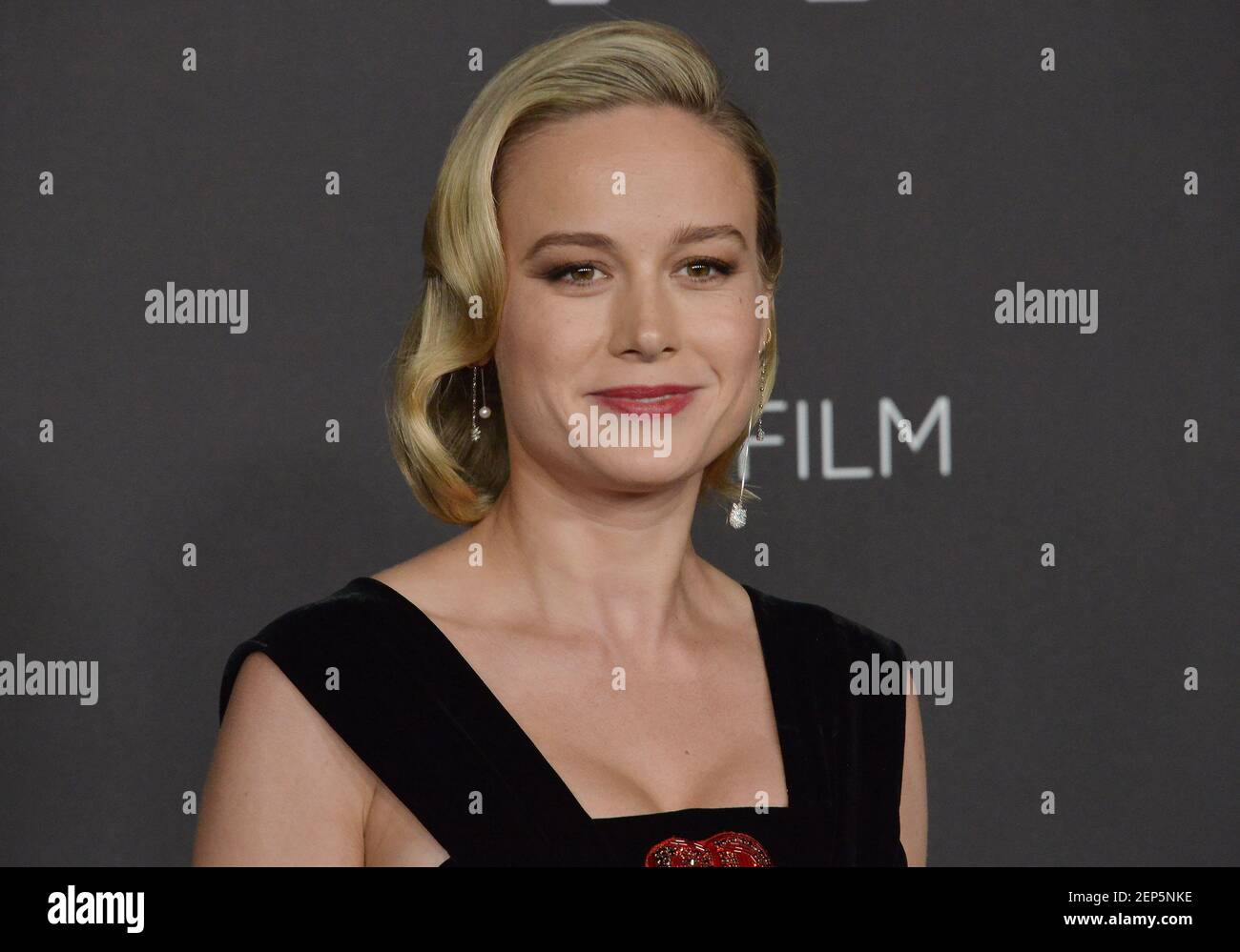 Brie Larson arrives at the 2019 LACMA Art + Film Gala held at LACMA in ...