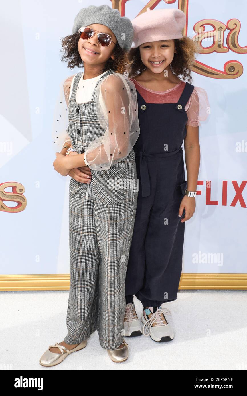 WESTWOOD, LOS ANGELES, CALIFORNIA, USA - NOVEMBER 02: Dannah Lane and Dani Lane arrive at the ...