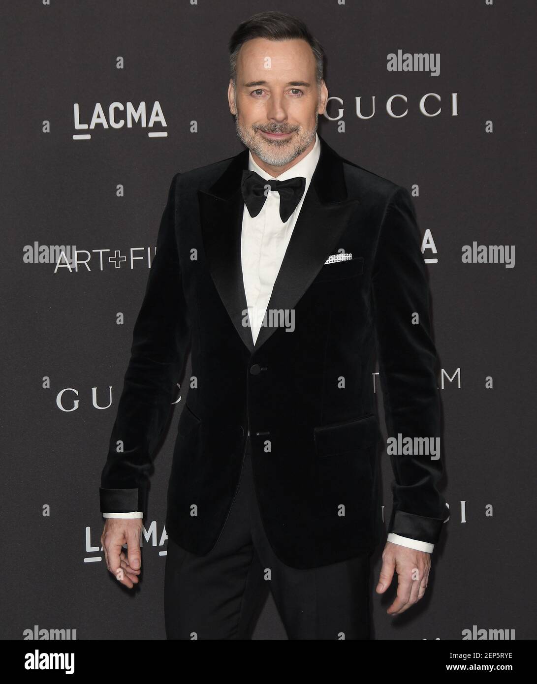 David Furnish arrives at the 2019 LACMA Art + Film Gala held at LACMA ...