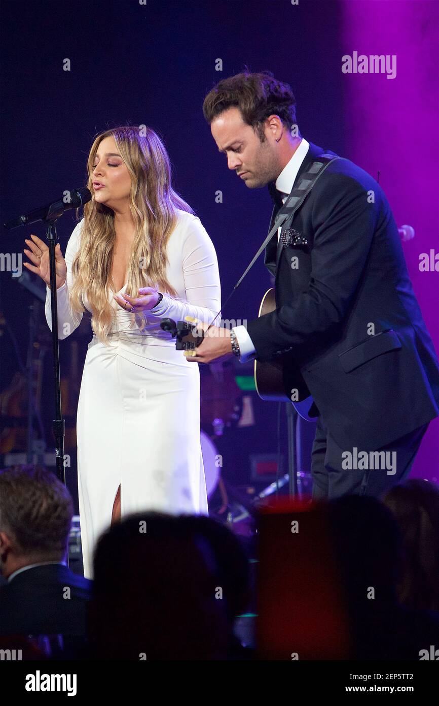MIAMI, FL-NOV 2: Singer Alison Porter performs during the 2019 ...